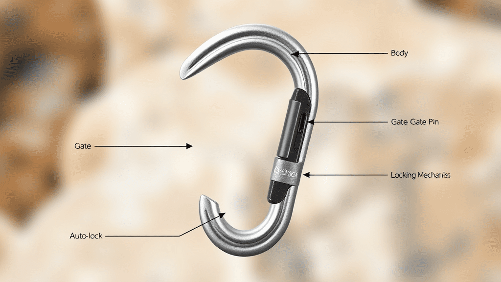 Anatomi D-Ring Hook: Panduan Visual Komponen Carabiner – PT. Ayana Duta ...